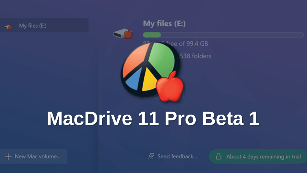 Calling All Beta Testers: MacDrive 11 Pro Adds Full APFS Support