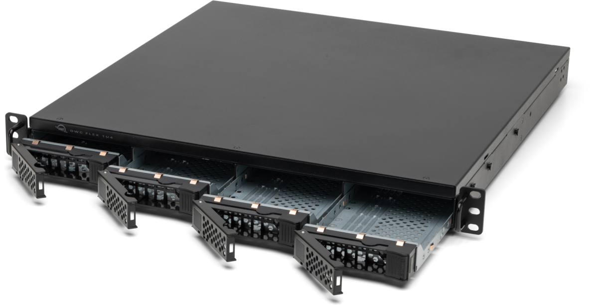 OWC Flex 1U4 | Rackmount Storage, Docking & PCIe Expansion